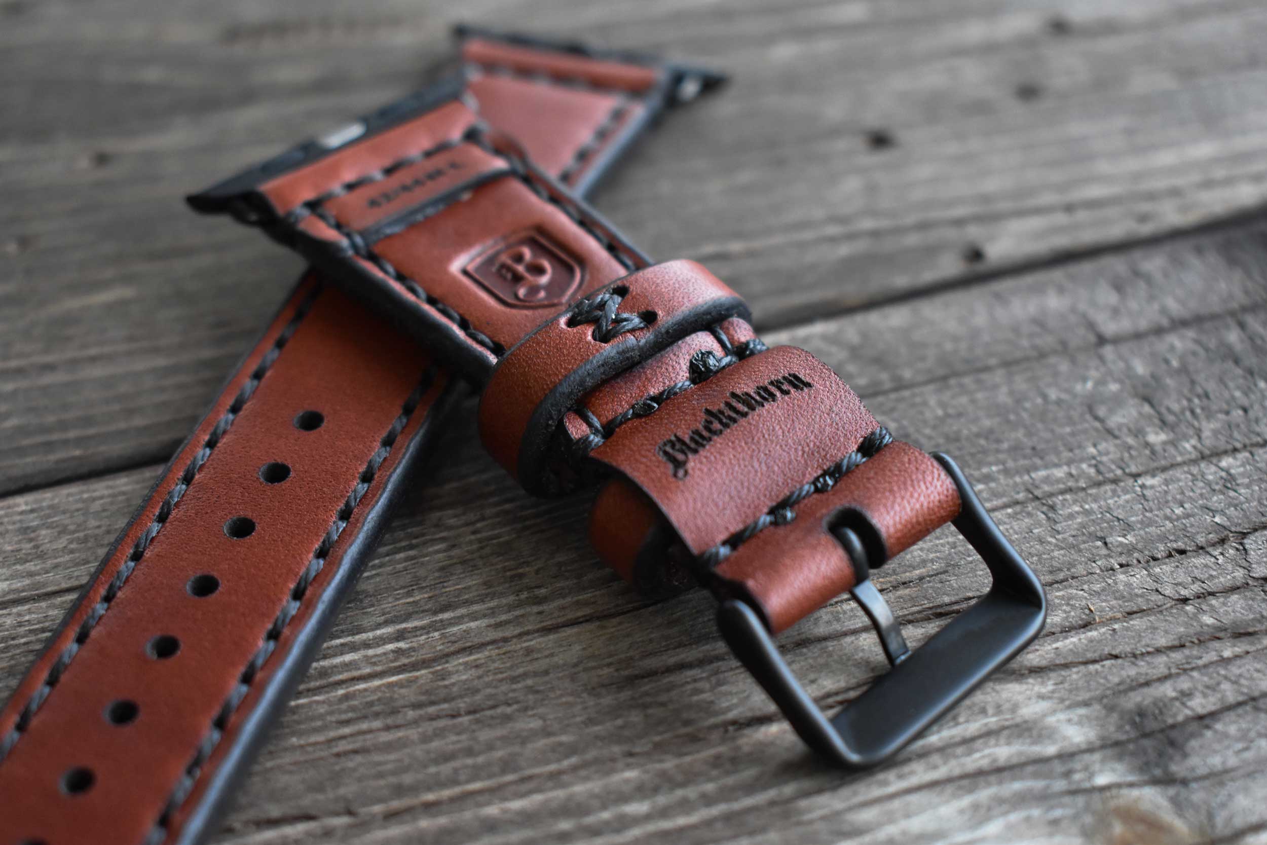 Apple Watch Strap - Medium Brown – Blackthorn Leather